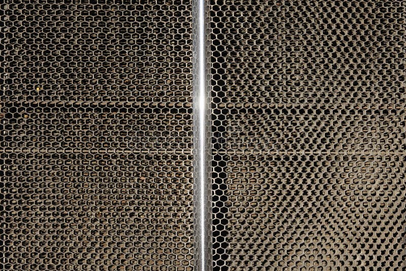 Classic Car Radiator Grille Close Up Stock Image - Image of pattern ...