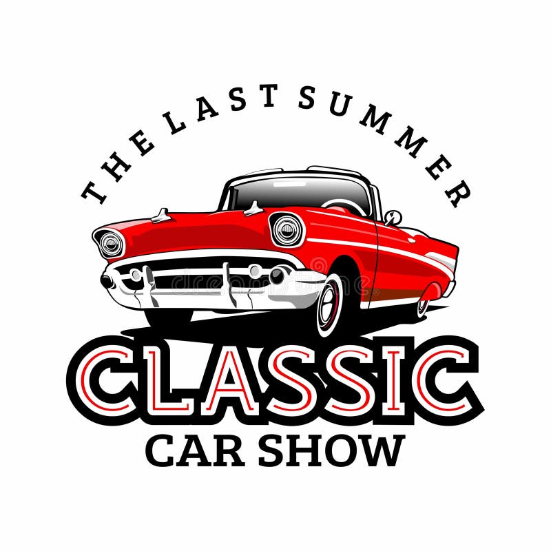 Classic Car Show Poster Stock Illustrations – 307 Classic Car Show ...