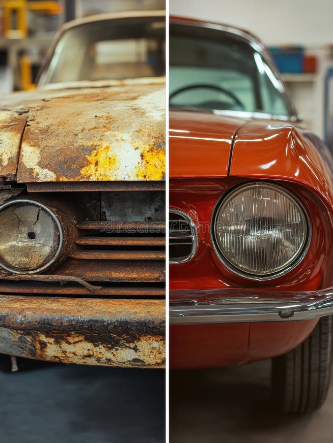 Classic Car Transformation Showcases Restoration from Rusty To Polished ...