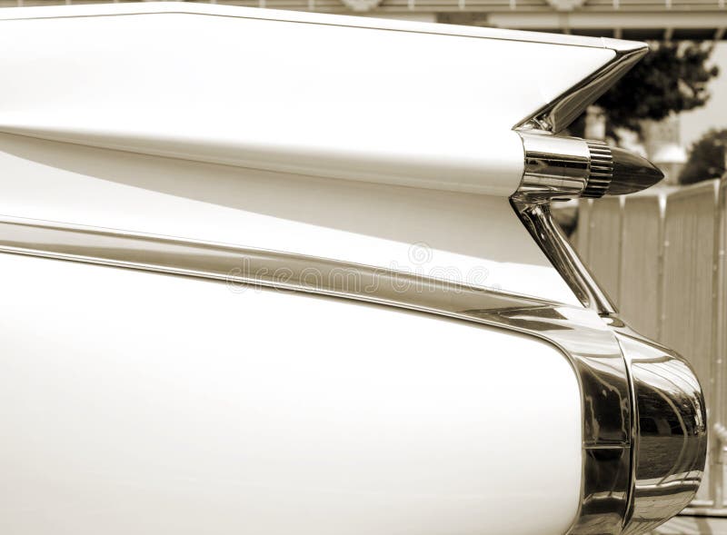 Classic Car Tail Fin stock photo. Image of detail, collector - 2688678