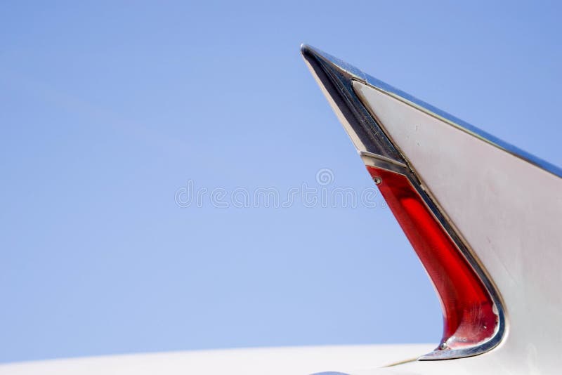 Classic Car Fins stock photo. Image of blue, whitewalls - 227066