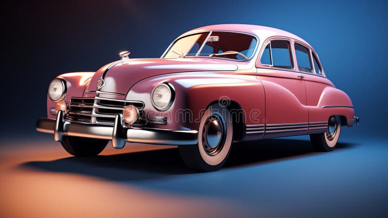 Classic Car Thats a Timeless Classic Stock Illustration - Illustration ...