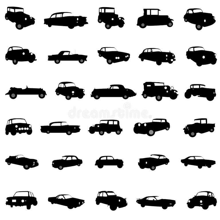 Classic car vector stock vector. Illustration of freeway - 4972097