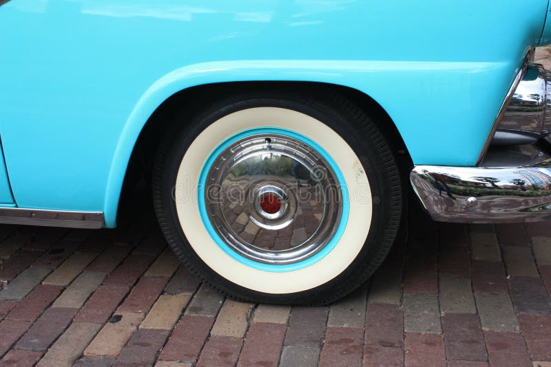 Classic Car Wheel stock photo. Image of transportation - 22337972