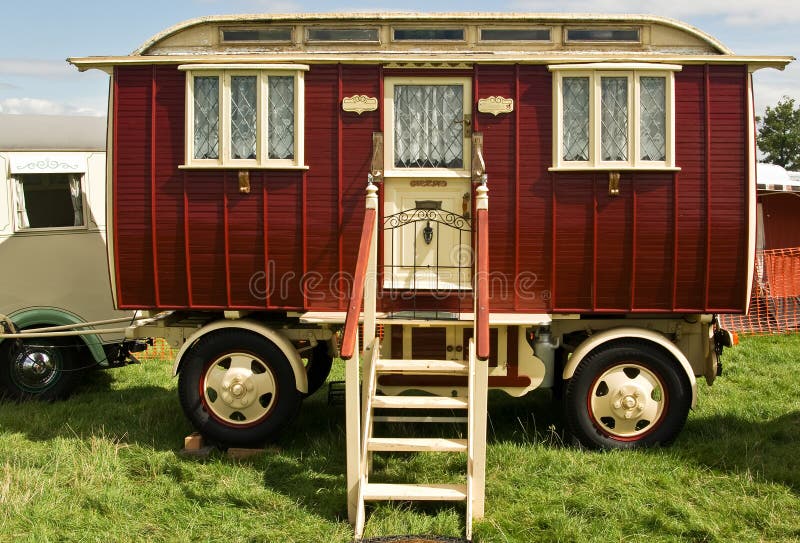 Classic caravan stock image. Image of journey, design - 6252557