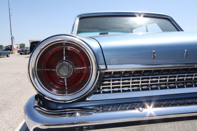 Classic cars back light editorial image. Image of styling - 18568300