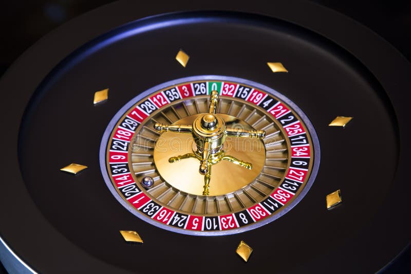 Classic Casino Roulette Wheel Stock Photo - Image of risk, gambler ...