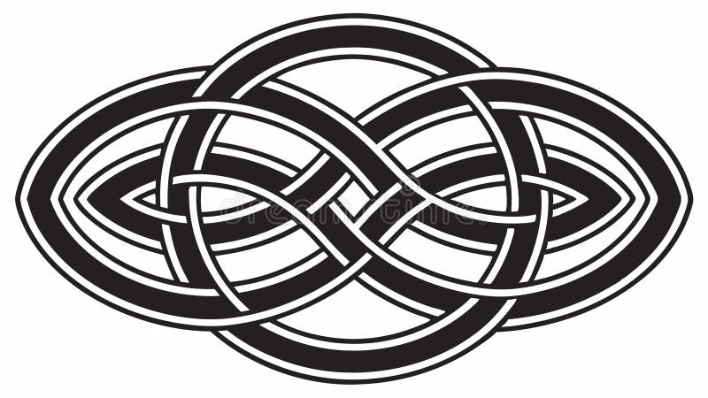 Classic Celtic Knot, Symbol of Eternity and Interconnectedness, Vector ...