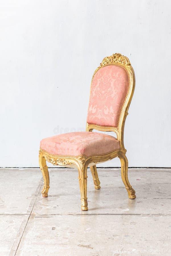Classic Chair Style in Vintage Room Stock Photo - Image of furniture ...