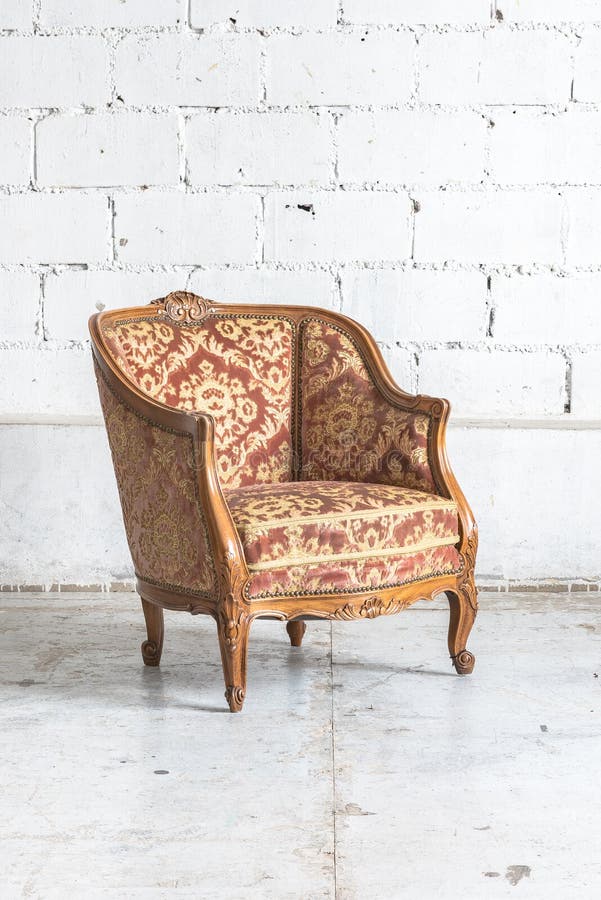 Classic Chair Style in Vintage Room Stock Photo - Image of modern ...