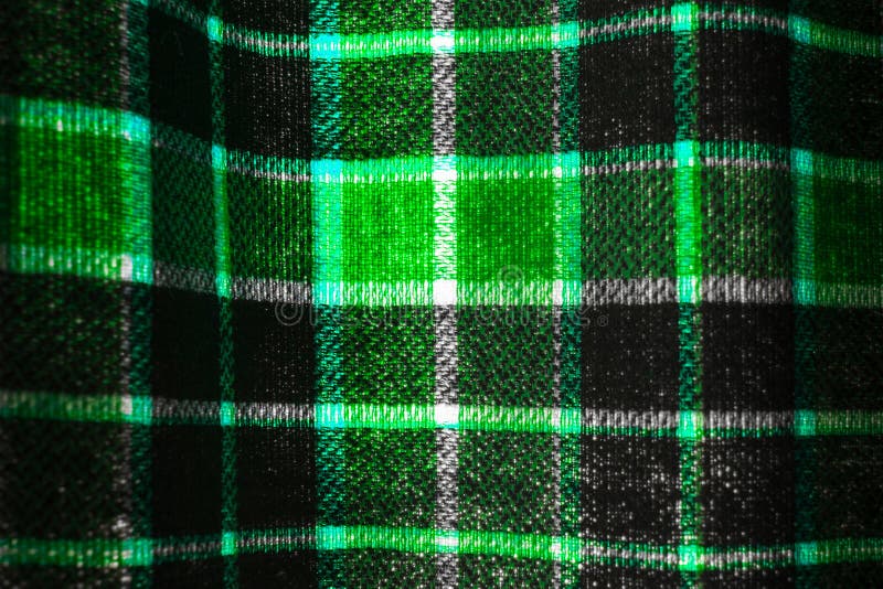 Classic Checkered Green Textile Pattern Stock Image - Image of clothing ...