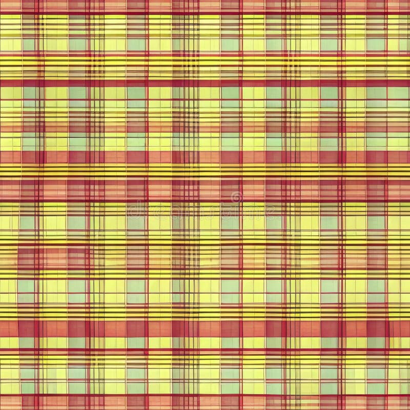 Classic Checkered Plaid: Seamless Pattern of Striped Gingham Fabric ...