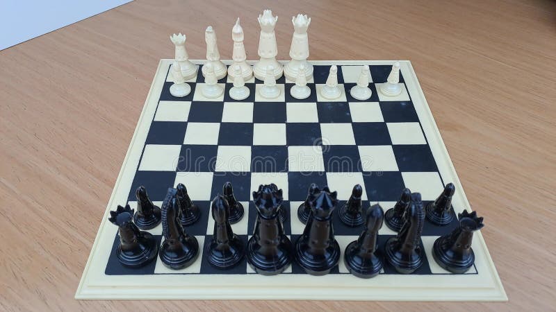Classic Chessboard and Chess Set with Blank Area Background Stock Video ...