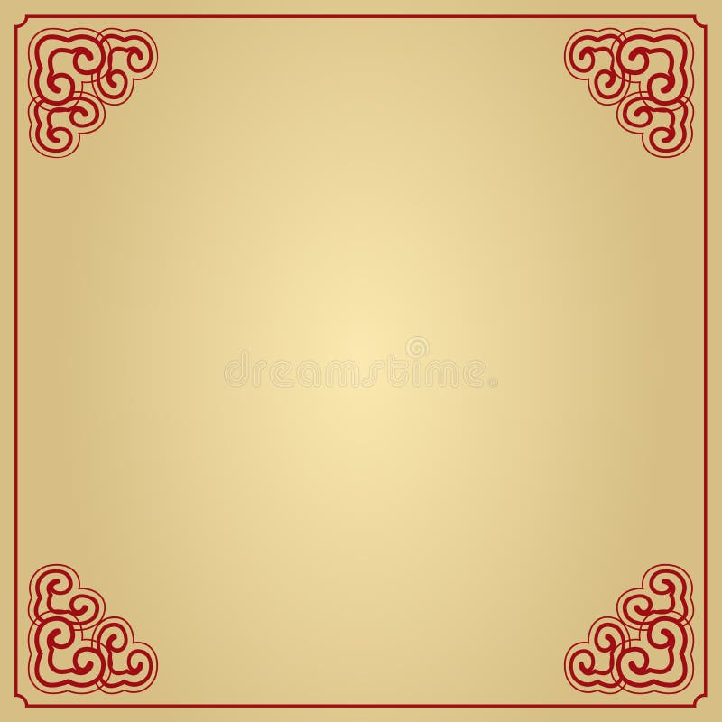 The Classic Chinese Background Template Stock Vector - Illustration of ...