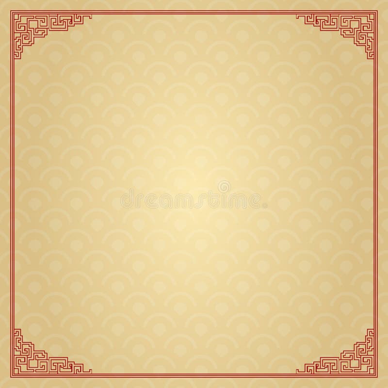 The Classic Chinese Background Template Stock Vector - Illustration of ...