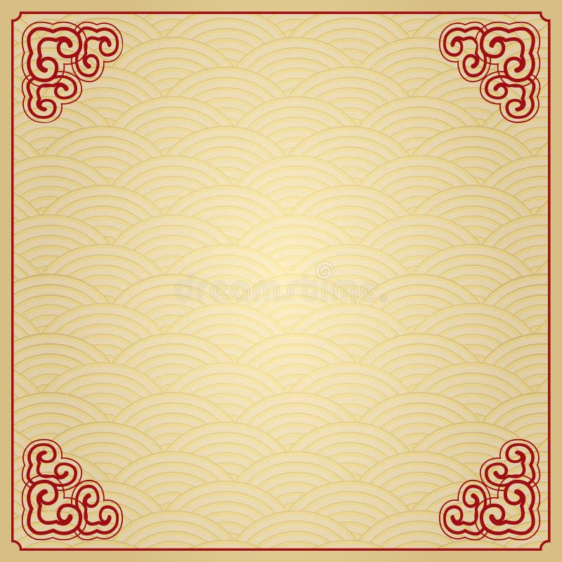The Classic Chinese Background Template Stock Vector - Illustration of ...