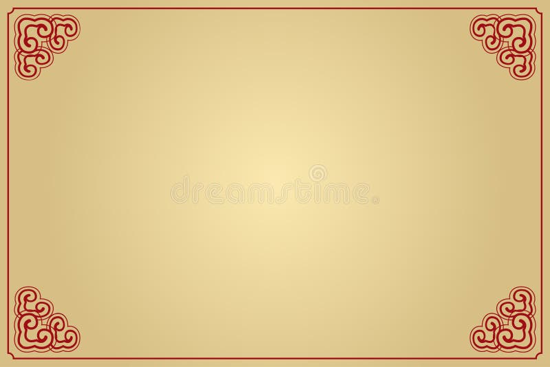 The Classic Chinese Background Template Stock Vector - Illustration of ...