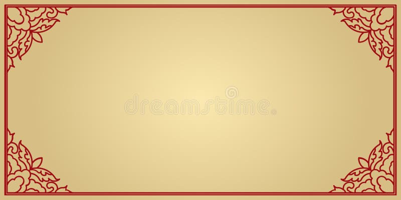 The Classic Chinese Background Template Stock Vector - Illustration of ...