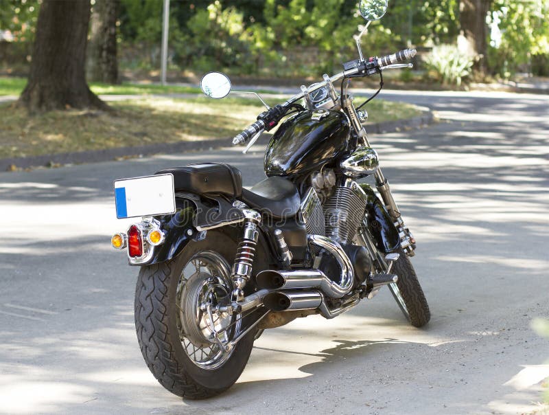 Classic chopper motorcycle stock photo. Image of angle - 26697956