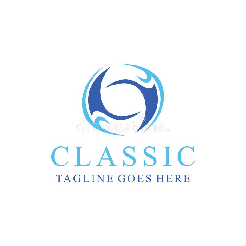 Classic Circle Logo Design Vector Emblem Stock Vector - Illustration of ...