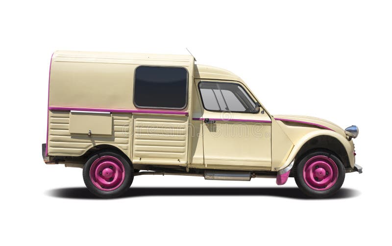 Citroen 2CV Van Isolated on White Stock Photo - Image of auto, popular ...