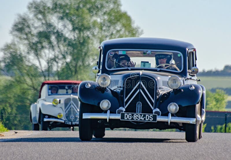 Classic Citroen Traccion Avant Editorial Image - Image of vehicle ...