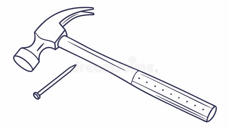Classic Claw Hammer Carpenter Tool, Vector Design Generative AI Stock ...