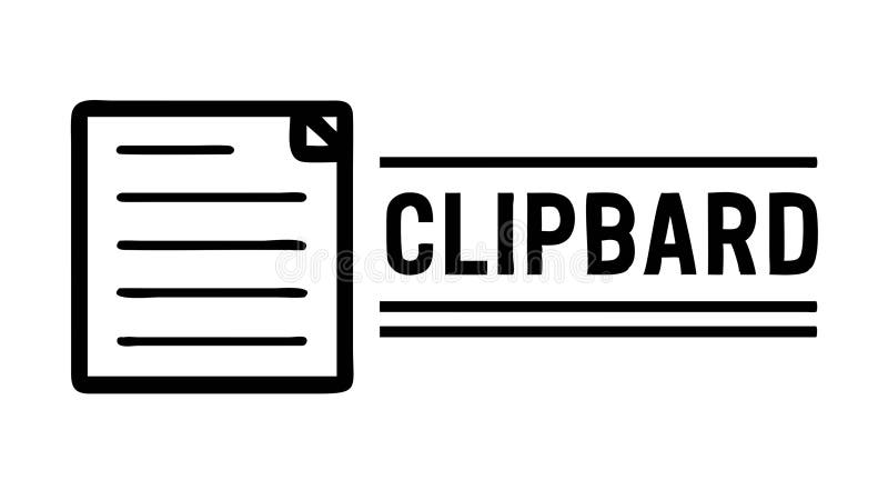 Classic Clipboard Icon. Perfect for Notes, Lists, Tasks, Vector Design ...