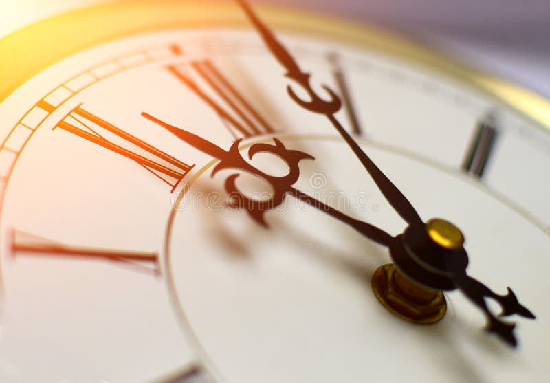 Classic clock stock image. Image of aged, pointer, countdown - 49929697