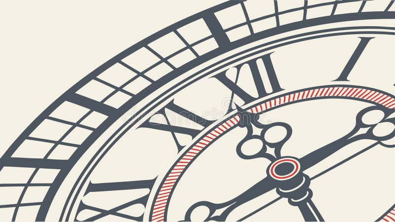 Classic Clock Face Abstract Background Illustration, Vector Design ...