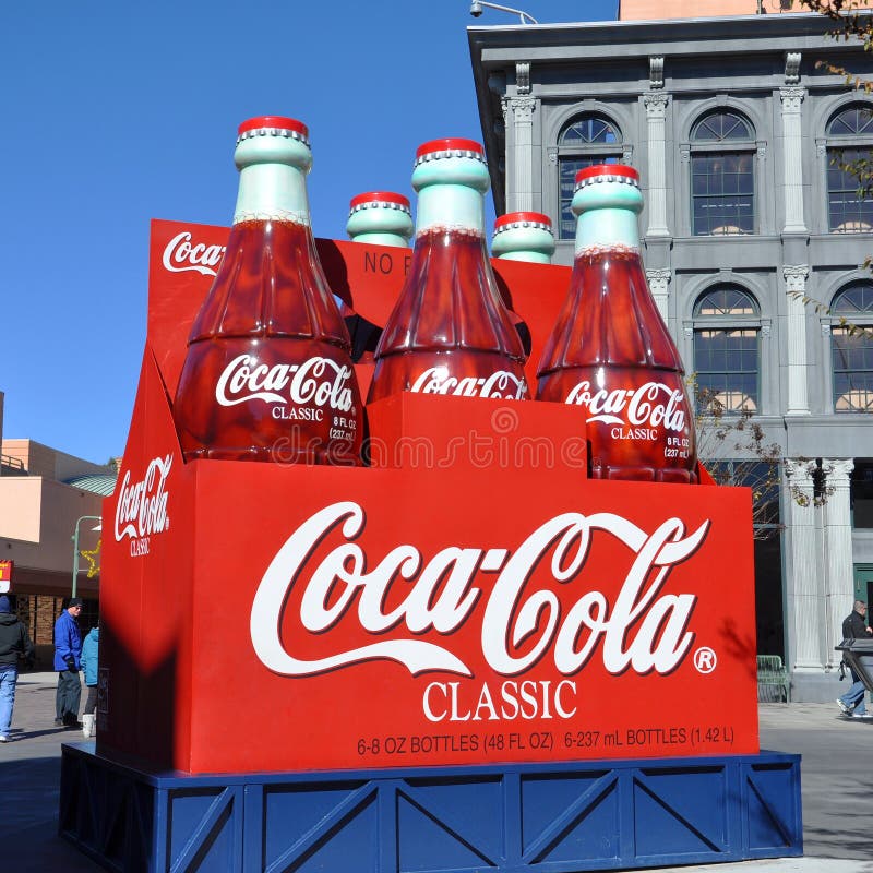 Classic Coca Cola Bottles in Disney World Editorial Photography - Image ...