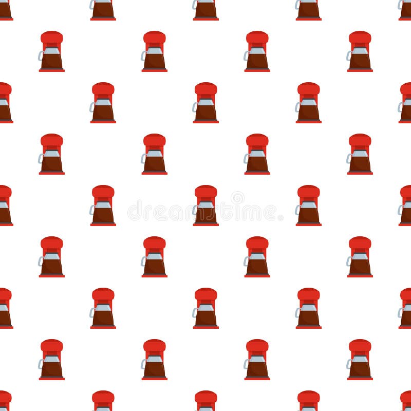 Classic Coffee Machine Pattern Seamless Vector Stock Vector ...