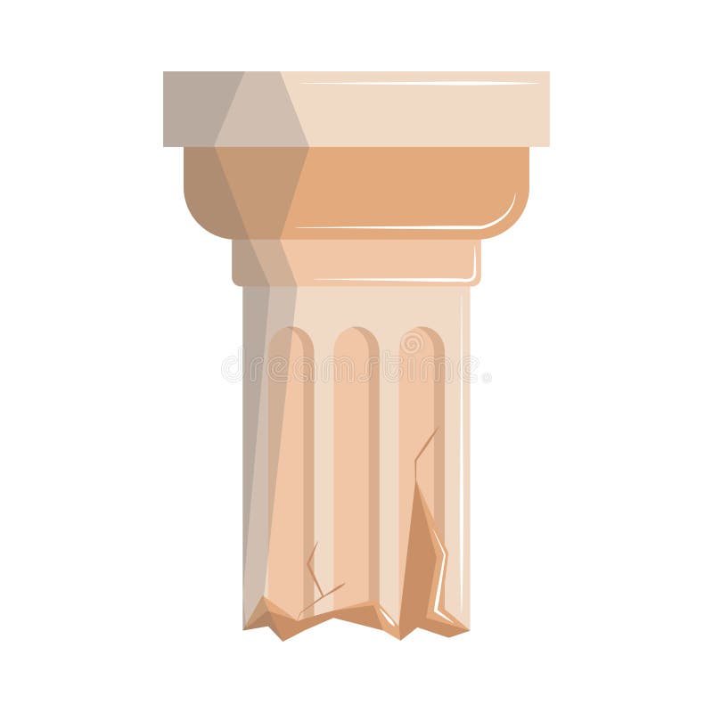 Classic Column Greek Culture Stock Vector - Illustration of ancient ...
