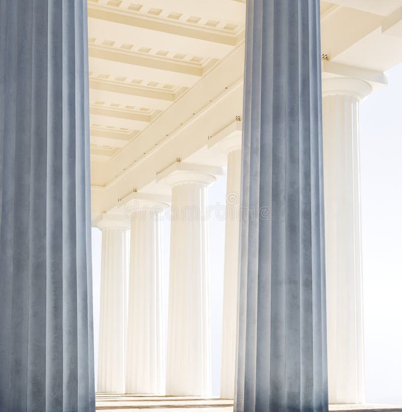 Classic columns stock image. Image of culture, facade - 29749697
