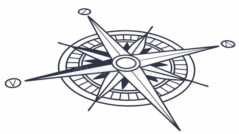 Classic Compass Rose, Direction, Exploration and Navigation Tool Vector ...