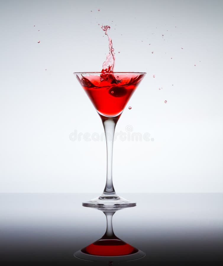 Classic Contemporary Cocktail Stock Image - Image of cocktail, gray ...