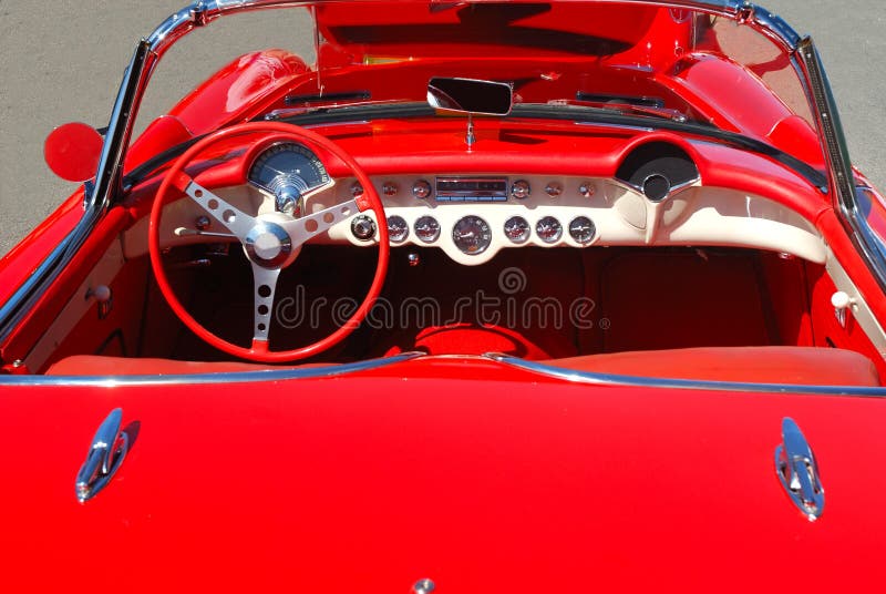 Classic Convertible stock image. Image of automobile, show - 5030519