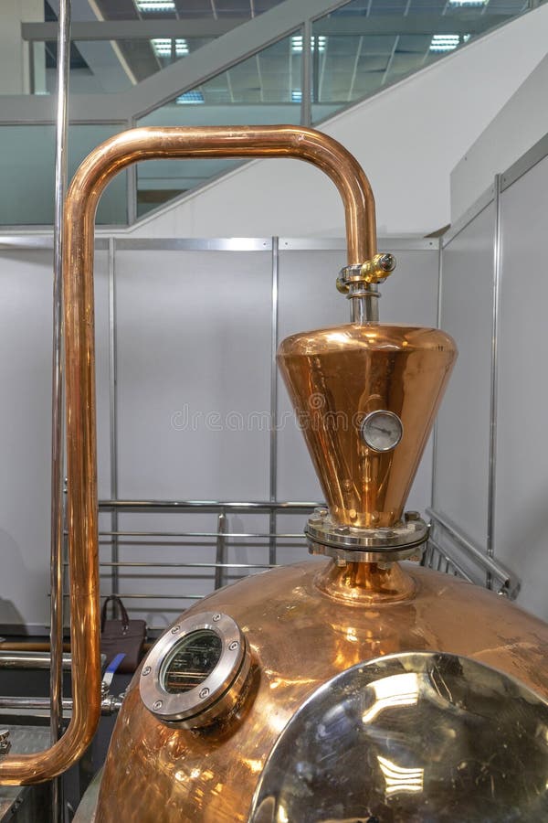 Brandy distiller stock image. Image of brass, brandy - 27897549