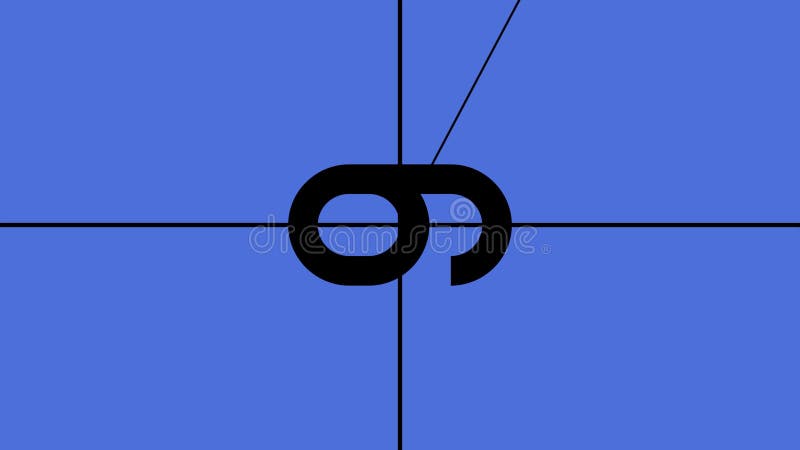 Classic Countdown Clock with Blue Background Stock Video - Video of ...