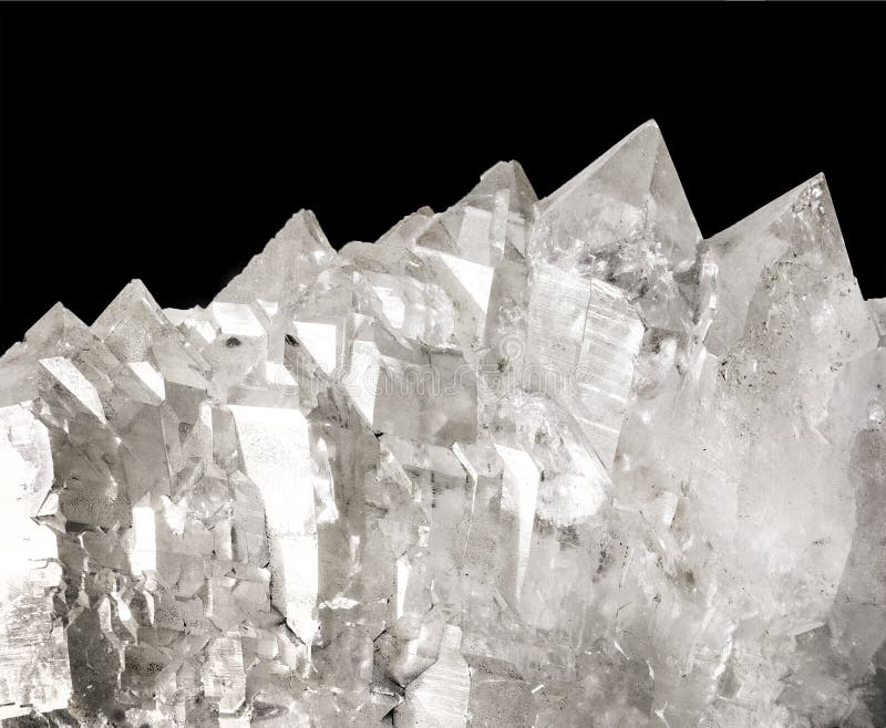 Mountain quartz crystal stock image. Image of minerals - 22104357