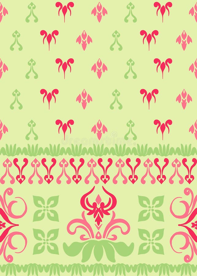 Classic Damask Pattern, Crafted As a Vector for Sophisticated Textile ...