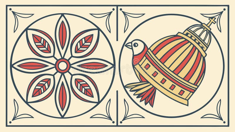 Classic Decorative Panels Set, Ornate Architectural Elements, Vector ...