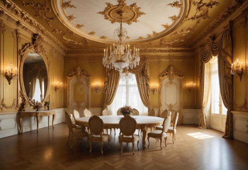 A Classic Design with Renaissance Building Style Stock Illustration - Illustration of landmark ...