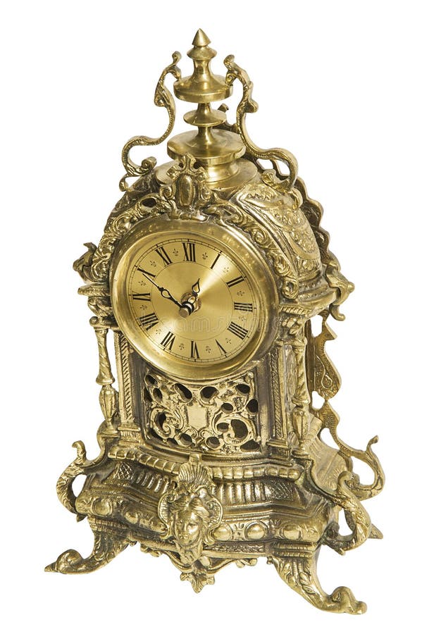 Classic desktop clock stock image. Image of cutout, hamdmade - 41065547