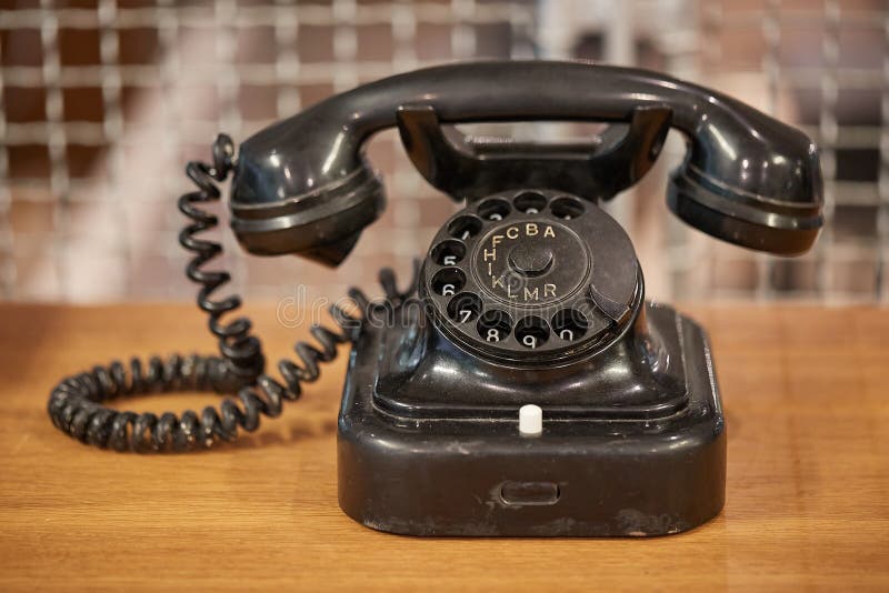 Classic dial phone stock photo. Image of vintage, technology - 321208256
