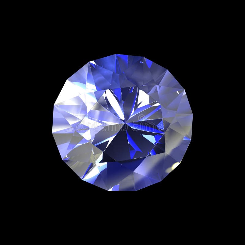 Classic diamond 3D render stock illustration. Illustration of ...