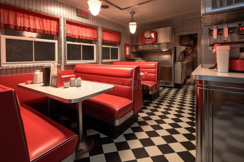 Diner Booth Stock Illustrations – 225 Diner Booth Stock Illustrations ...