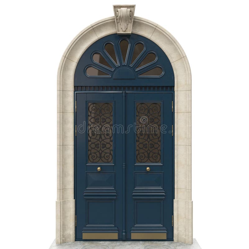 Classic door stock photo. Image of house, home, classic - 205406480