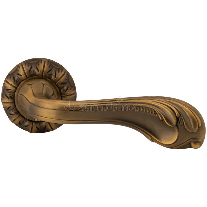 Classic Door Handle Side View Stock Photo - Image of design, knob: 36765188
