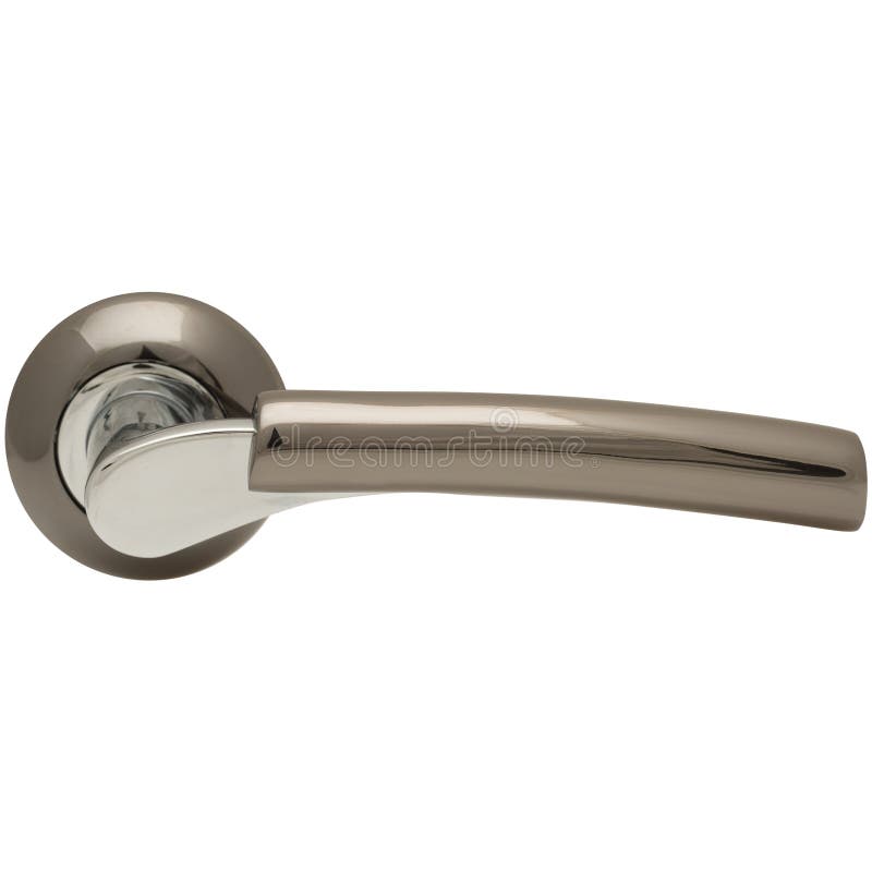 Classic Door Handle Side View Stock Image - Image of profile ...